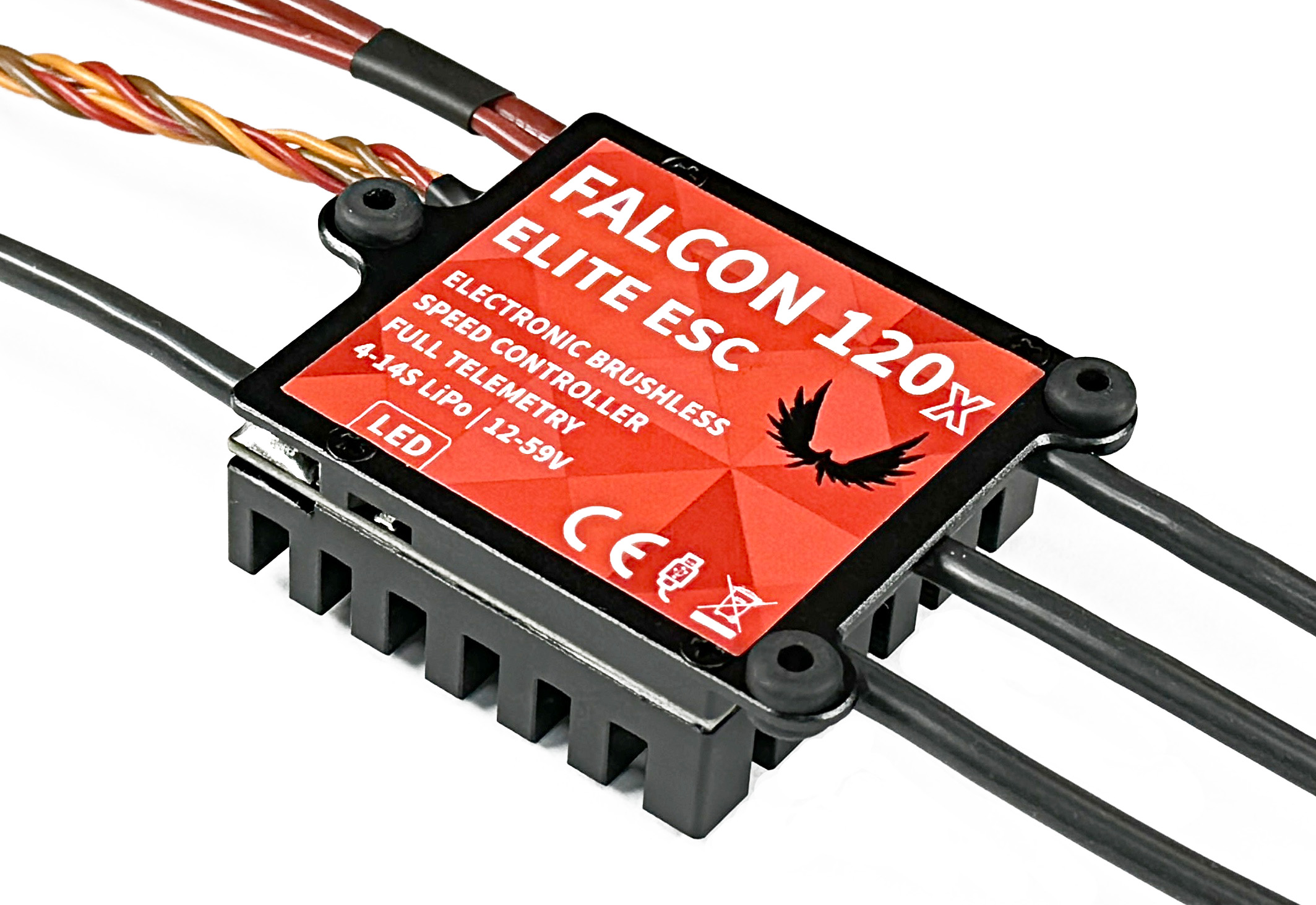 Elite Falcon 120HV Profi 15S Opto Brushless ESC w/Telemetry & Advance ...